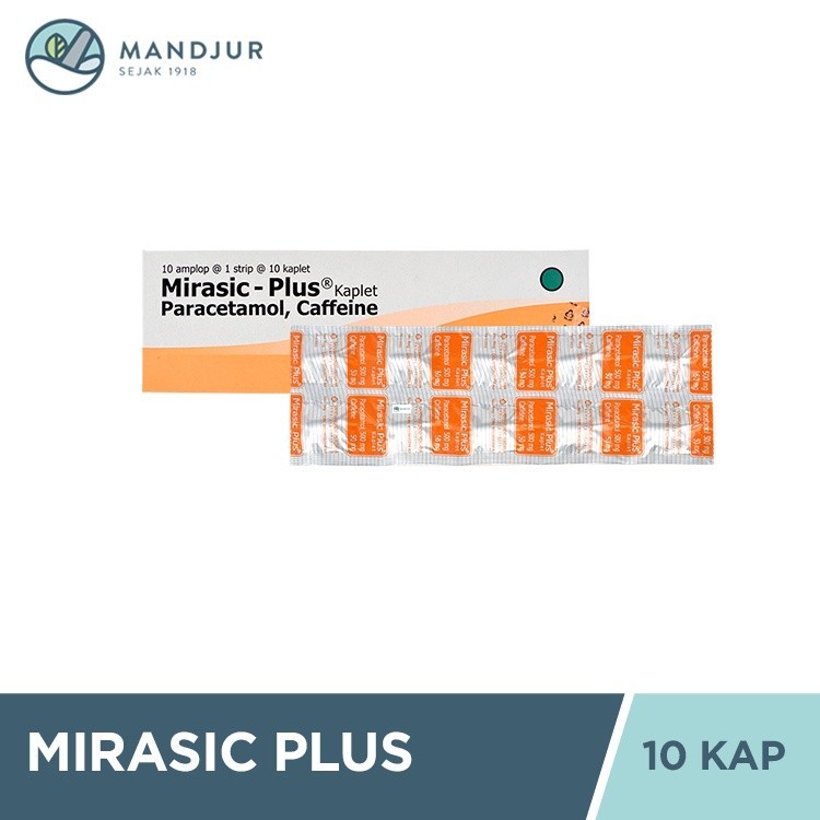 Jual Mirasic Plus 10 Kaplet - Obat Nyeri Demam dan Sakit Kepala ...