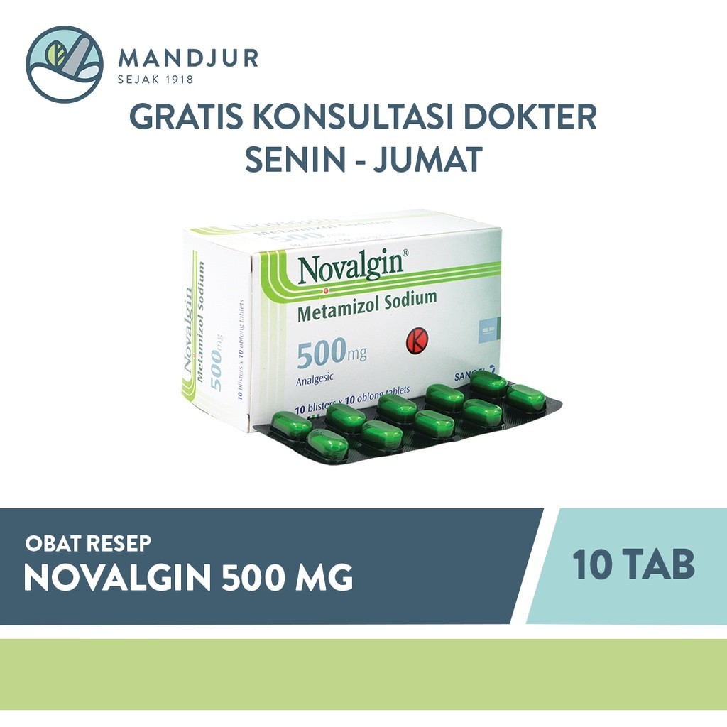 Jual Novalgin 500 Mg 10 Tablet | Shopee Indonesia
