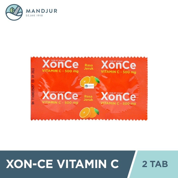 Jual Xon-Ce Vitamin C - Tablet Hisap Untuk Daya Tahan Tubuh dan ...