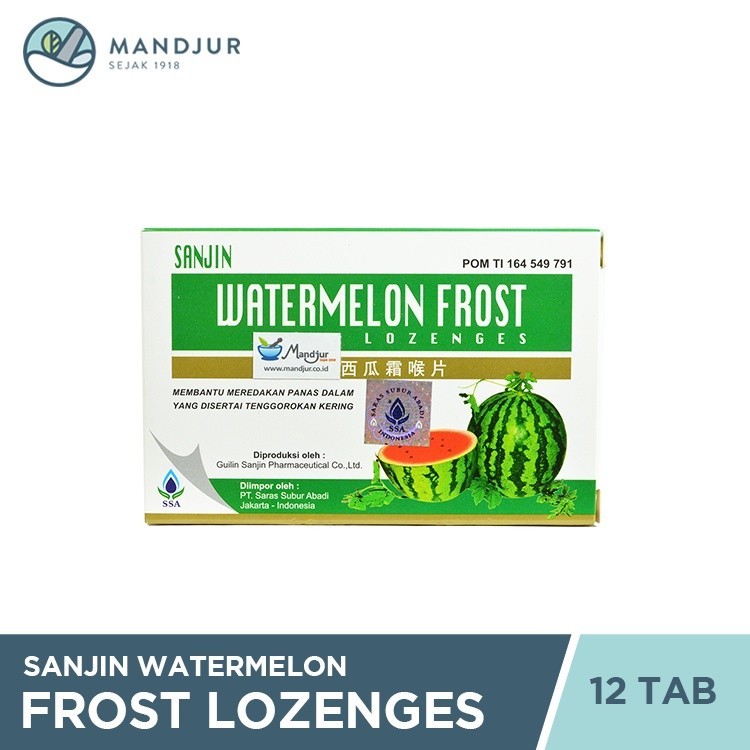 Jual Sanjin Watermelon Frost Lozenges | Shopee Indonesia