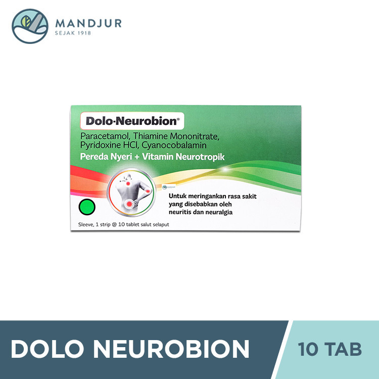Jual Dolo-Neurobion 10 Tablet - Pereda Nyeri dan Vitamin Neurotropik ...
