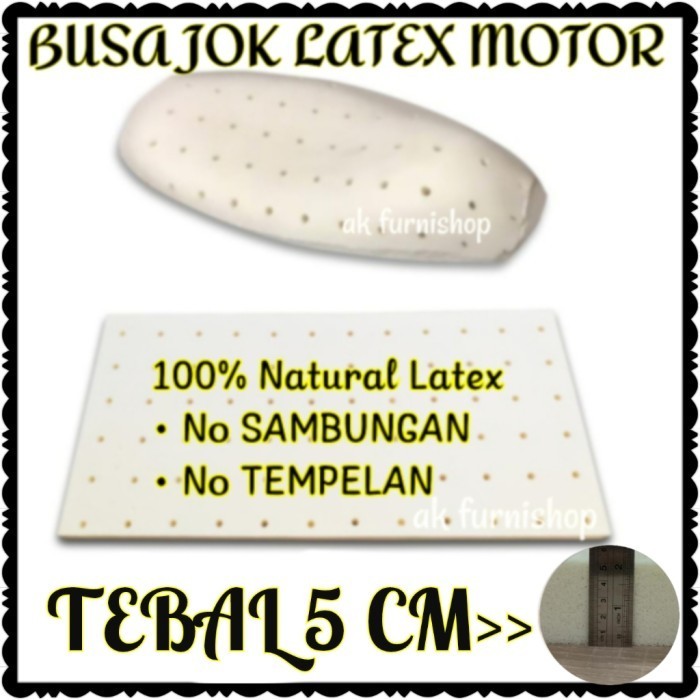 Jual Busa Latex Jok Motor Premium 80X40X5 Cm | Shopee Indonesia