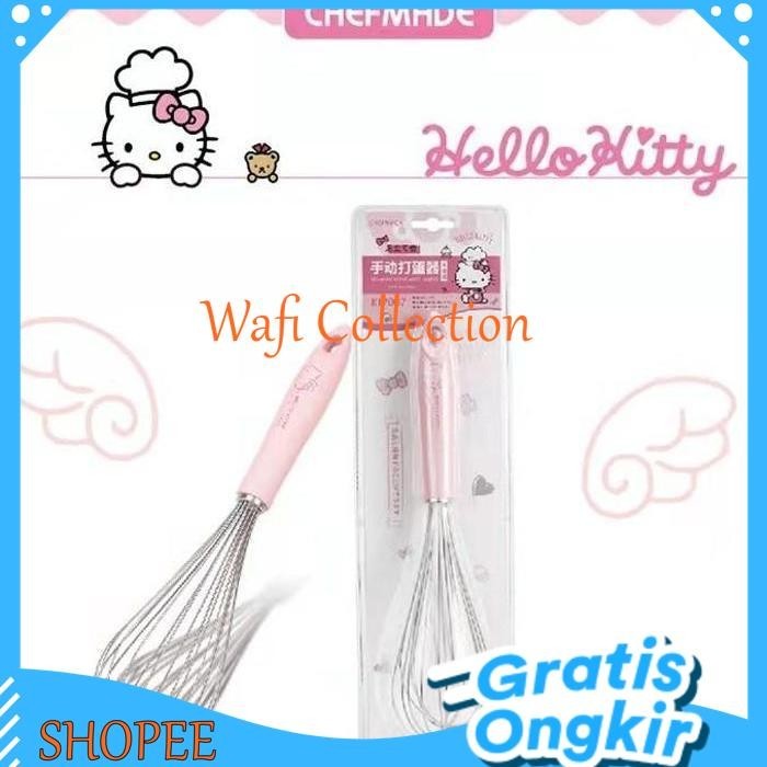 Jual WHISK WHISKER PENGOCOK KOCOKAN TELUR CHEFMADE KT7007 HELLO KITTY ...