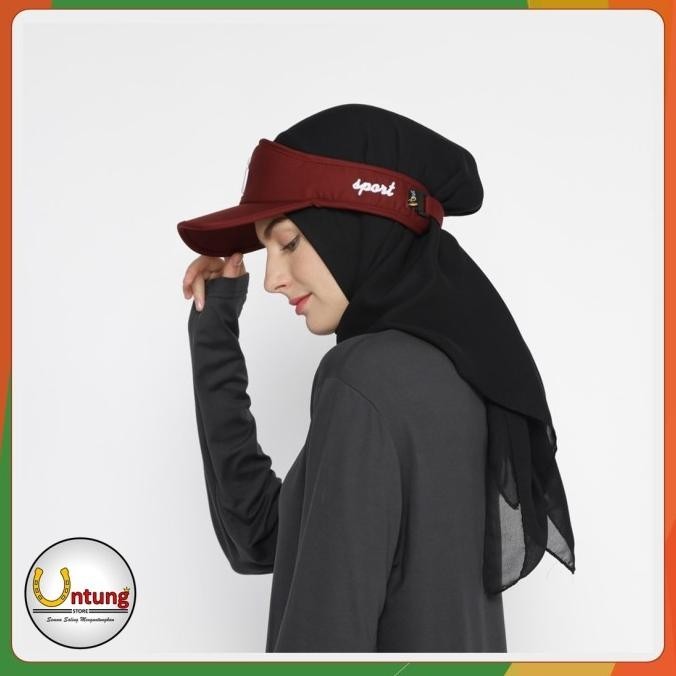 Jual Topi Hijab Modern, Topi Hijab Sport By Muslim Wear Affa Pet Besar ...