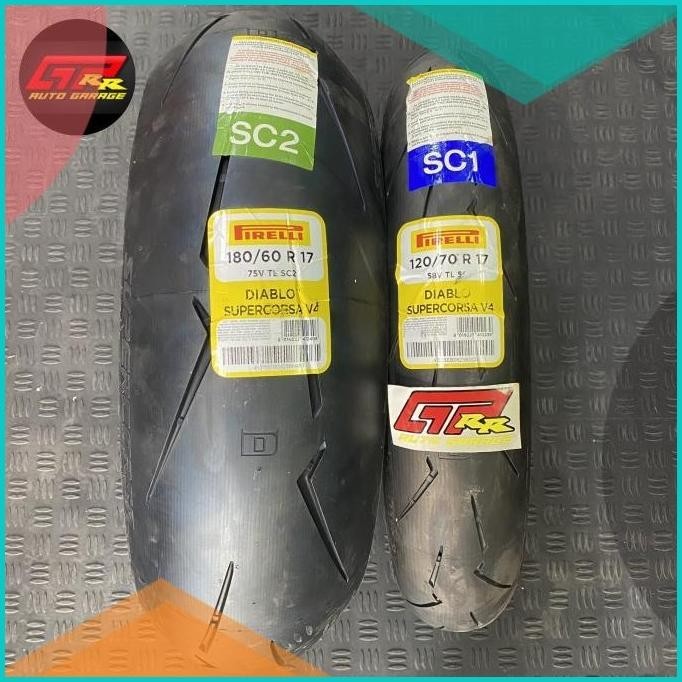 Jual Ban Pirelli Diablo Supercorsa V4 120 & 180 CBR GSX 600 ZX25R ZX6R ...