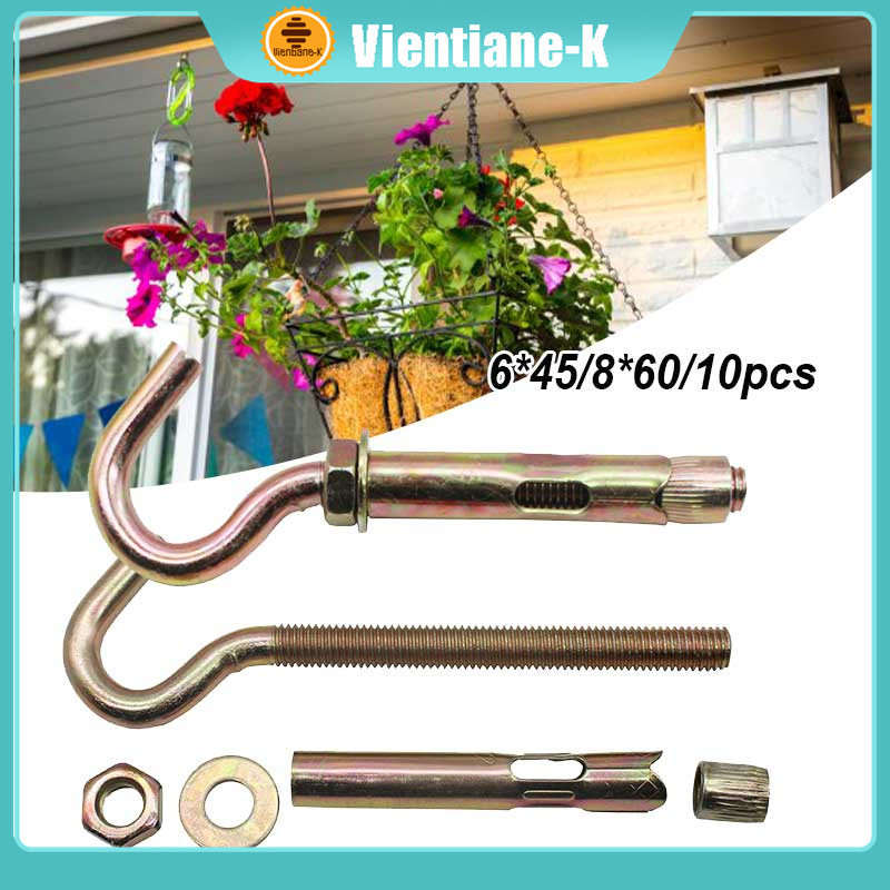 Jual 10PCS M6 M8 Hook Dynabolt/Dynabolt Hook/Hook Bolt/Dynabolt Gantung ...