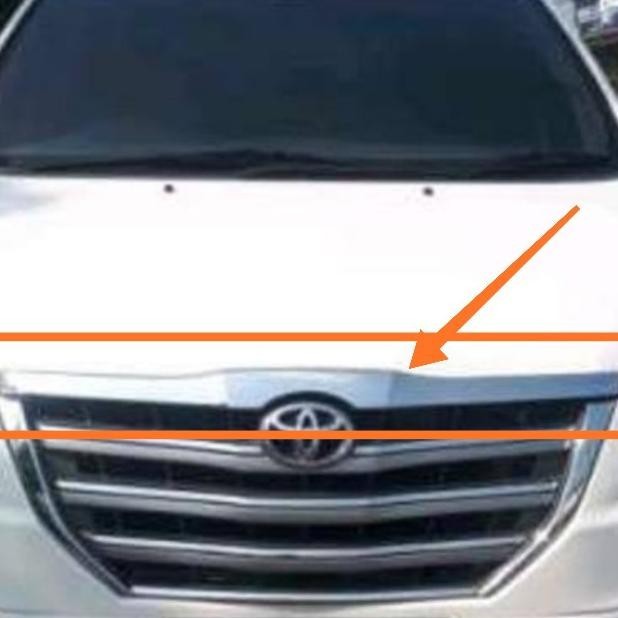 Jual List Kap Mesin Innova 2012 2015 Chrome Model Ganti | Shopee Indonesia