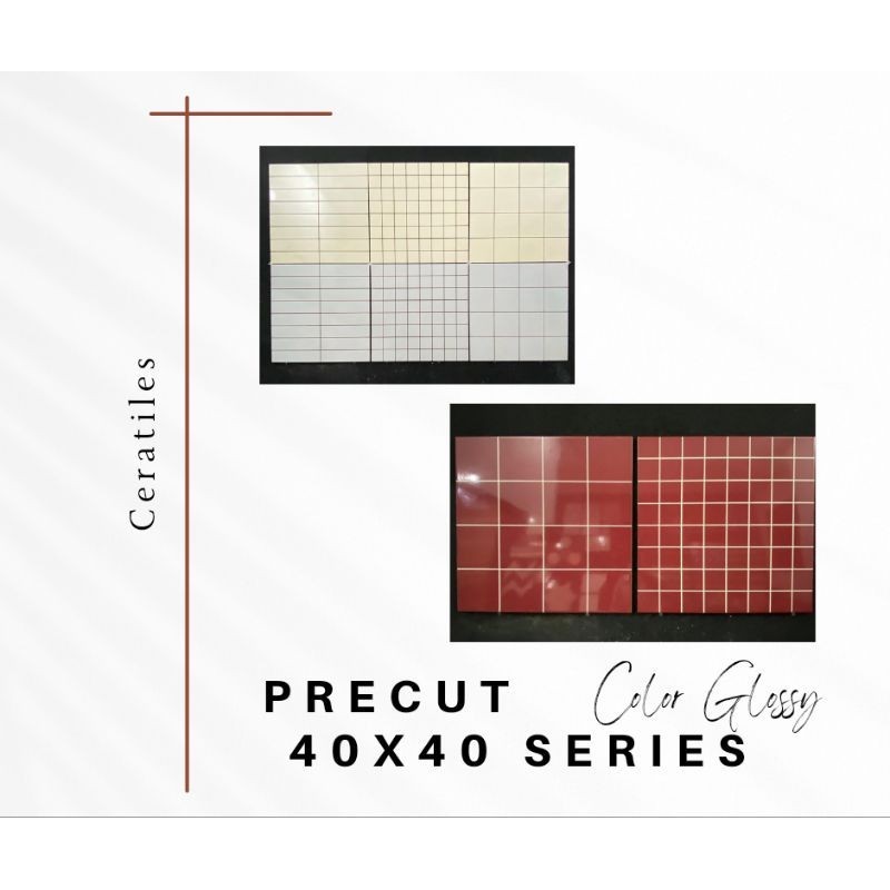 Jual Ellagress Mosaik Keramik Lantai Precut Nat Palsu ukuran 40x40 ...