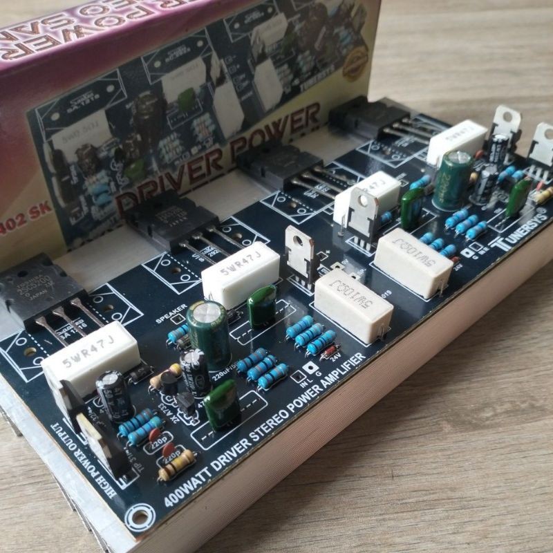 Jual Kit driver power 400w stereo Lengkap transistor final plus ...