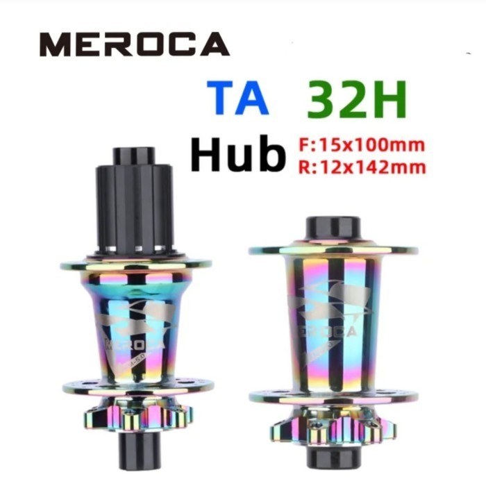 Jual MEROCA HUB FREEHUB TA THRU AXLE HUB SEPEDA 5+2 BEARING 6 PAWL ...