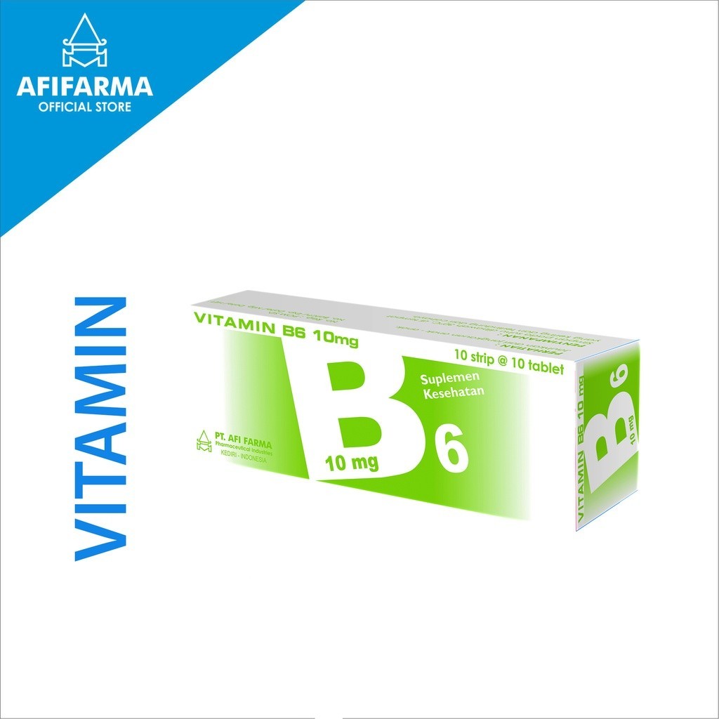 Jual Vitamin B6 AFI 100 tablet | Shopee Indonesia