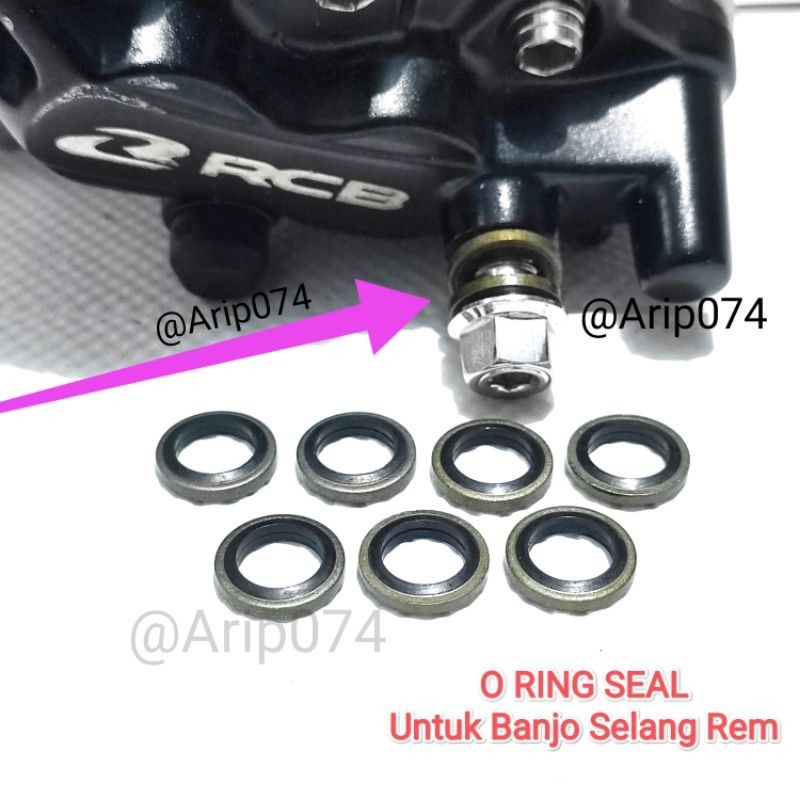 Jual RING SEAL SELANG REM RING KARET SEAL UNTUK KALIPER REM RING SEAL ...