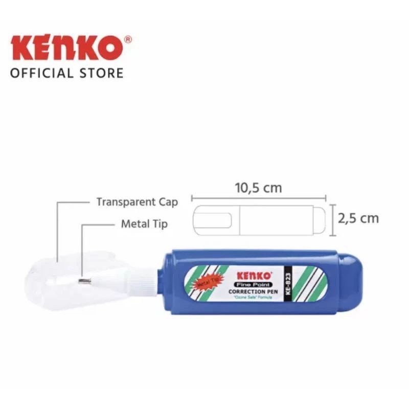 Jual (1Pcs) KENKO Correction Pen KENKO KE-823 Botol Biru / Tipex Cair ...