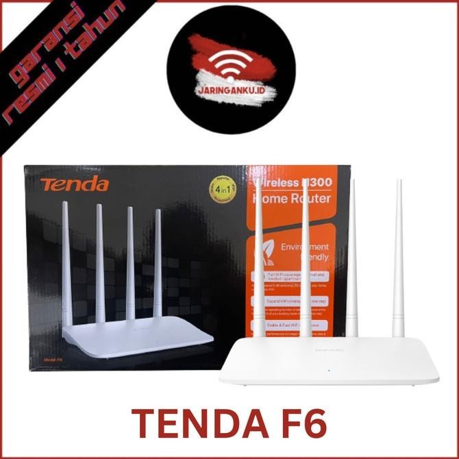 Jual Tenda F6 Router Wireless N300 Easy Setup | Shopee Indonesia