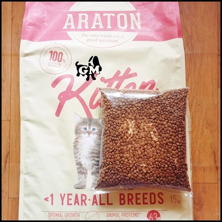 Jual Makanan Kucing Araton Kitten All Breed 15Kg & Catfood Repack 1Kg ...