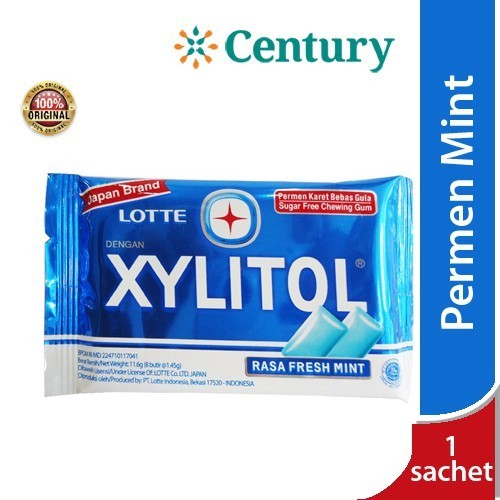 Jual Xylitol Fresh Mint Sachet / Permen Karet Candy Penyegar ...