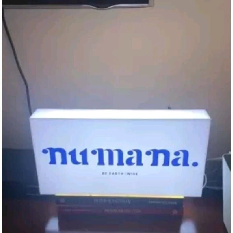 Jual Neon Sign Light Box frameless ( neon box mini ) ukuran 20 x 20 cm ...