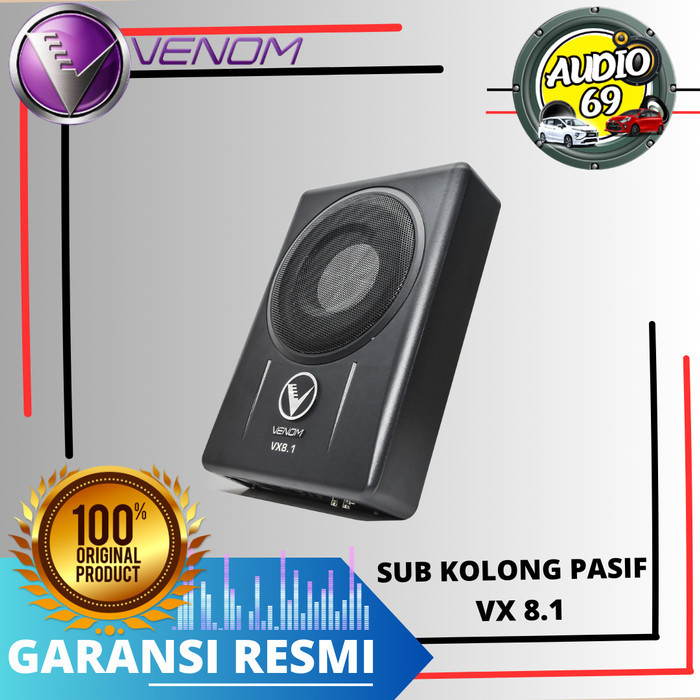 Jual Subwoofer kolong venom vx 8.1 pasif | Shopee Indonesia