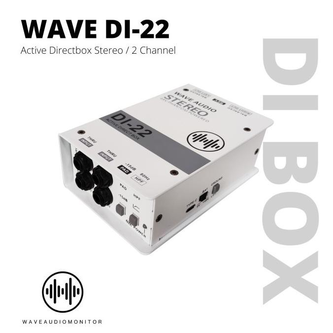 Jual Wave Di22 / Di-22 Active Direct Box Stereo Limited Edition ...
