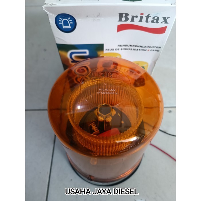 Jual Lampu Britax Rotary Led Double Mika 12V/24V Beacon Model Kedip | Shopee Indonesia