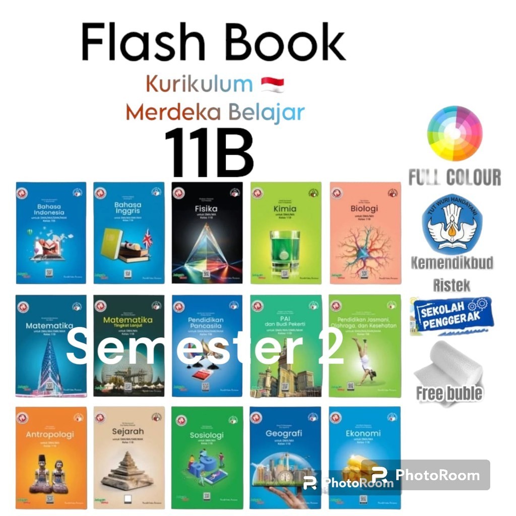 Jual Buku Terlaris PR Interaktif Kelas 11B SMA Semester 2 Kurikulum Merdeka Intan Pariwara IP ...