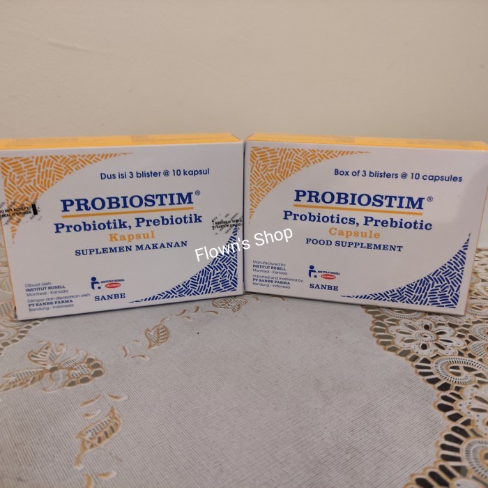 Jual Probiostim Probiotik Prebiotik Kapsul Per Box | Shopee Indonesia