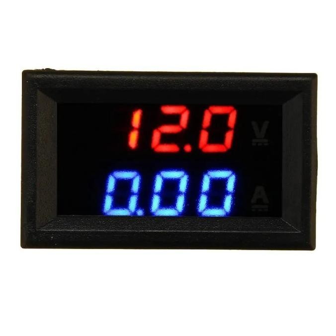 Jual Digital Voltmeter Amperemeter 0-100V 10A Alat Ukur Tegangan Arus DC | Shopee Indonesia
