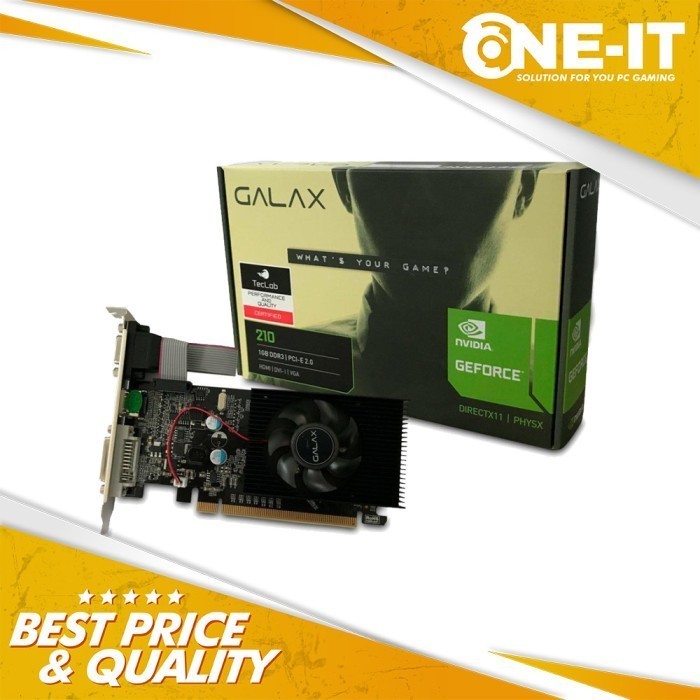 Jual HARGA DISC - VGA GALAX Geforce GT 210 1GB DDR3 NVIDIA GT210 | Shopee Indonesia