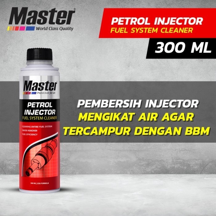 Jual HARGA DISC - Master Petrol Injector Fuel System Cleaner 300 ml ...