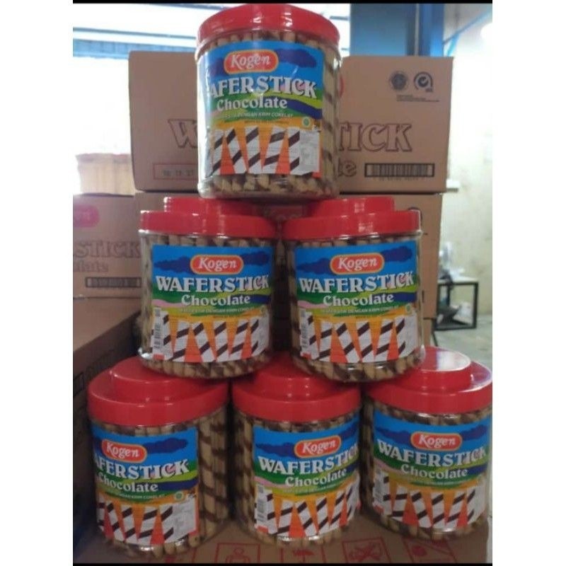 Jual Kogen Wafer Sti Chocolate Astor Coklat Toples 1 Dus / Karton Isi 6 ...