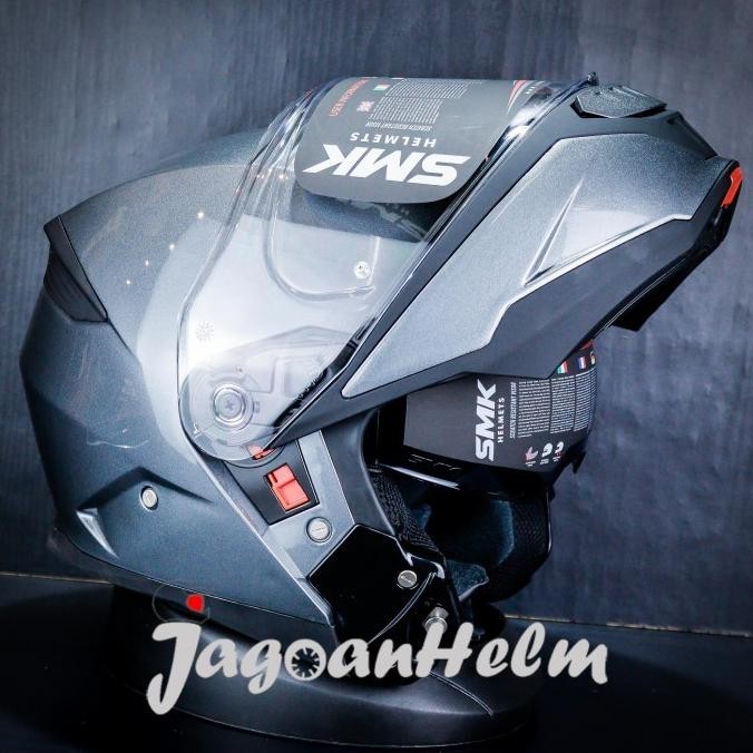 Jual HELM SMK GULLWING GLDA600 SOLID | ANTRACHITE GUN GREY | MODULLAR ...