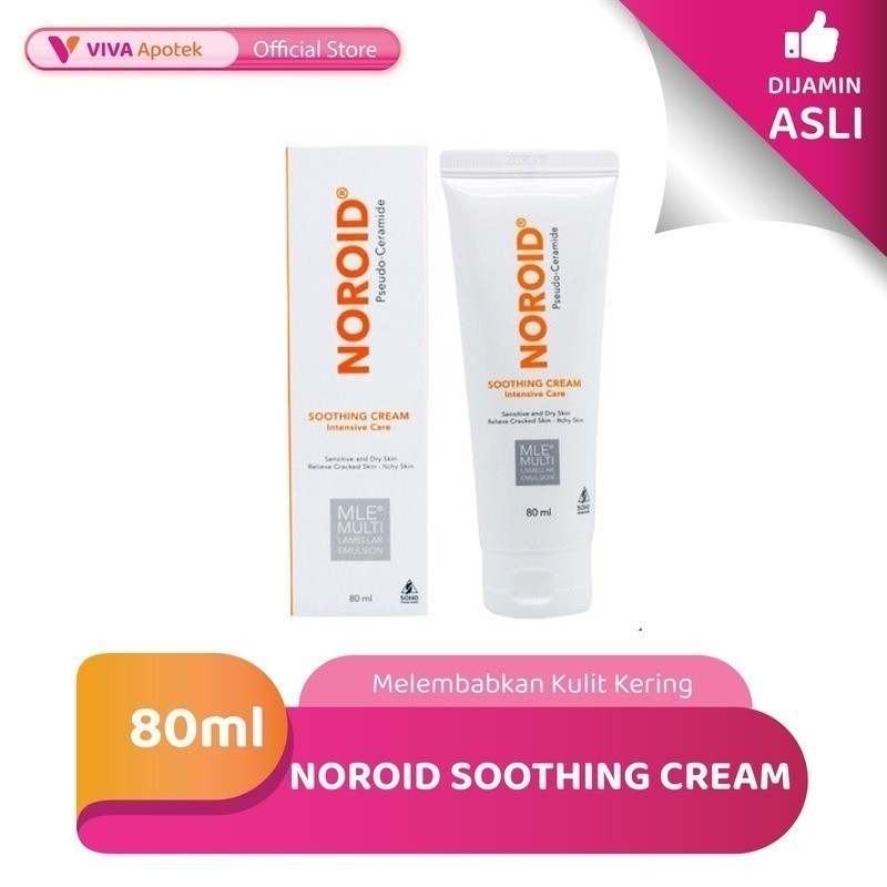 Jual Noroid Soothing Cream Melembabkan Kulit Kering (80 ml) | Shopee ...