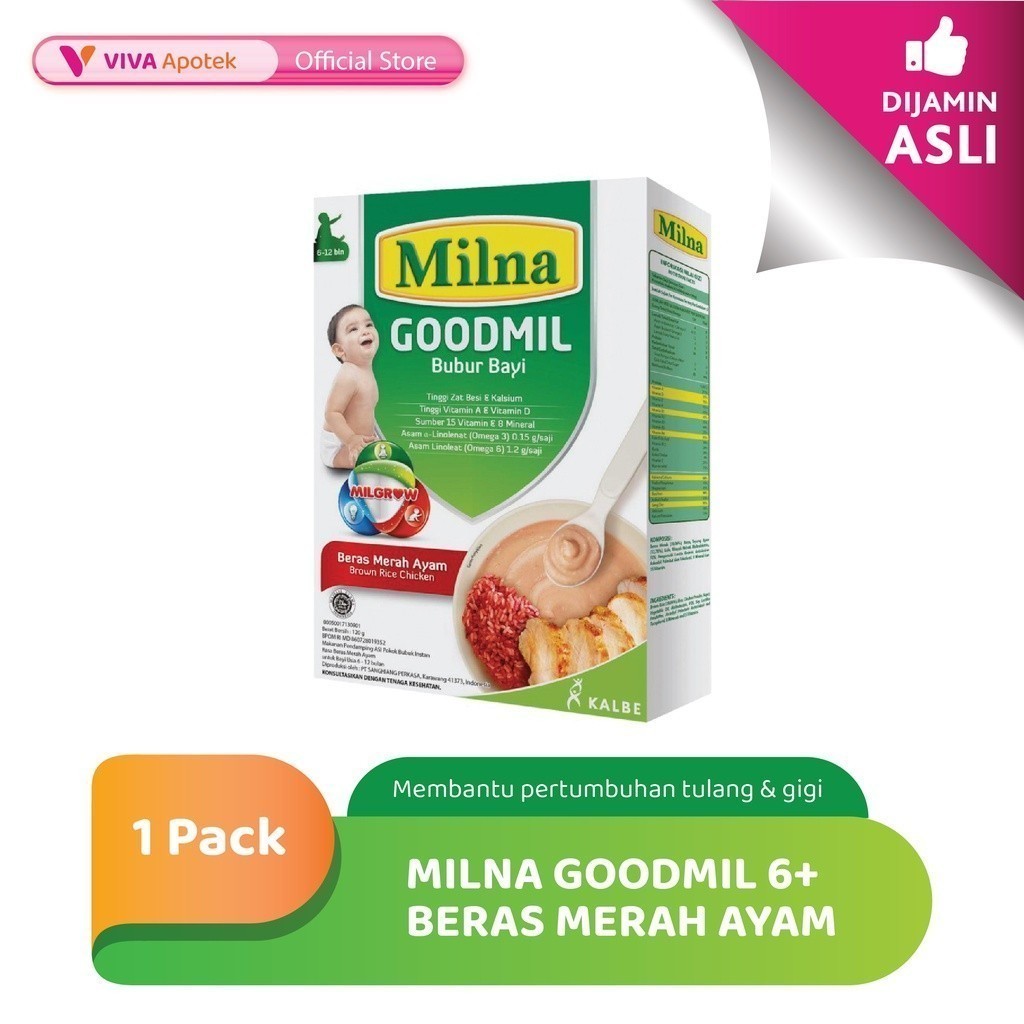 Jual Milna Goodmil 6+ Beras Merah Ayam (1 Pack) | Shopee Indonesia