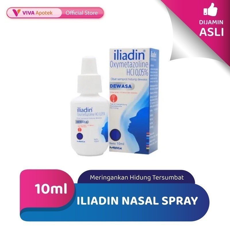Jual Iliadin Nasal Spray Meringankan Hidung Tersumbat (10 ml) | Shopee ...