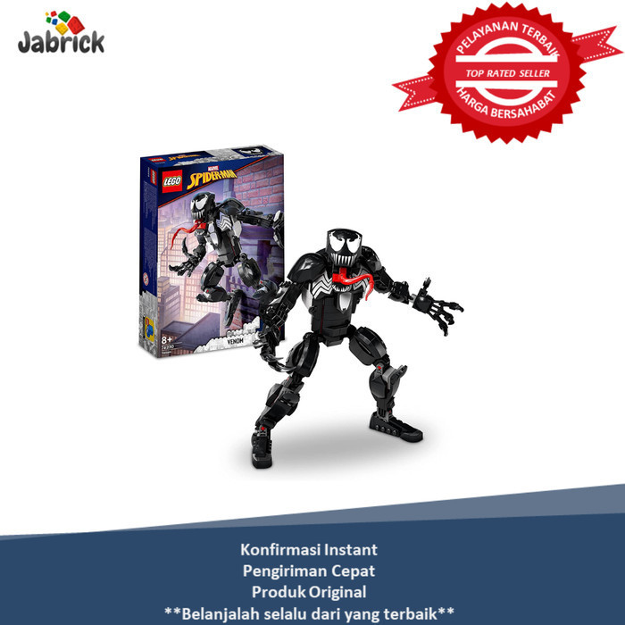 Jual LEGO 76230 Marvel Venom Figure, Fully Articulated Super Villain ...