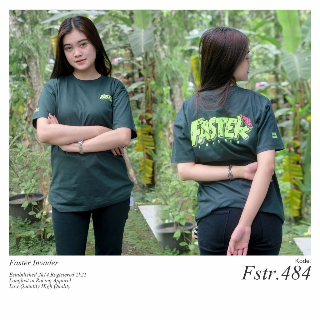 Jual Kaos faster invader cheese design FSTR 484 | Shopee Indonesia