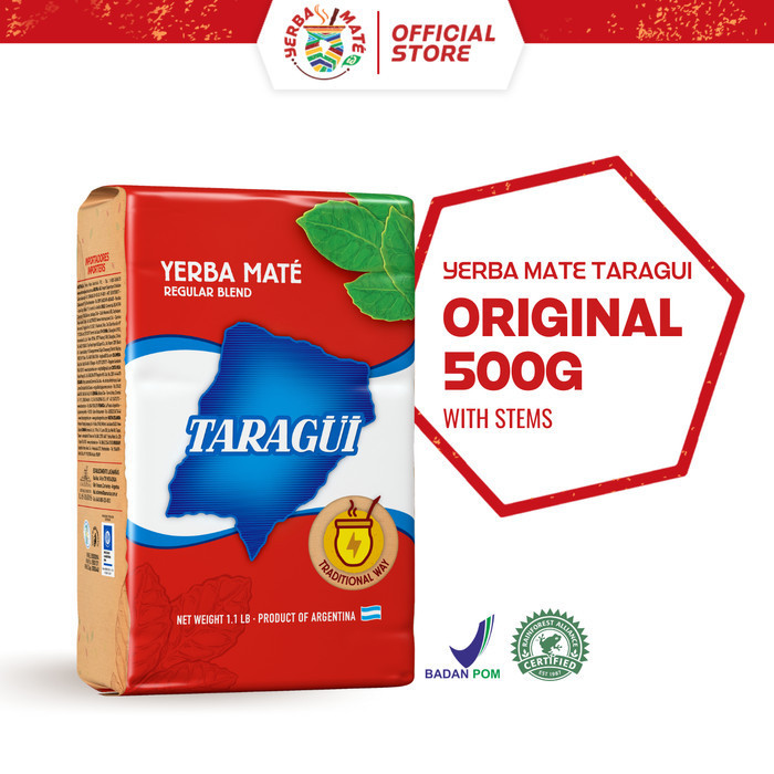 Jual Taragui Yerba Mate Original With Stems 500G Teh Botanikal ...