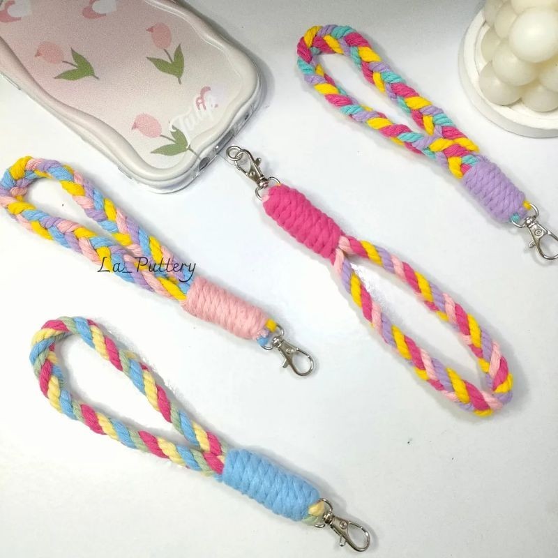 Jual Strap Phone / Keychain gantungan HP gantungan macrame multifungsi ...