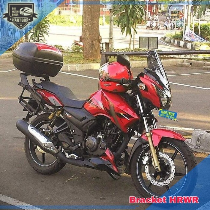 Jual HRWR Bracket Heavyrack Dudukan PNP pulsar besi alas TVS APACHE ...