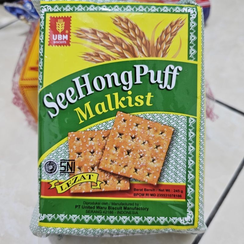 Jual UBM See Hong Puff Malkist 245GR | Shopee Indonesia