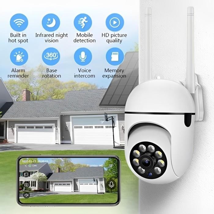 Jual Cctv V380 Pro Smart Wifi Kamera Ip Cam 2 Antena | Shopee Indonesia