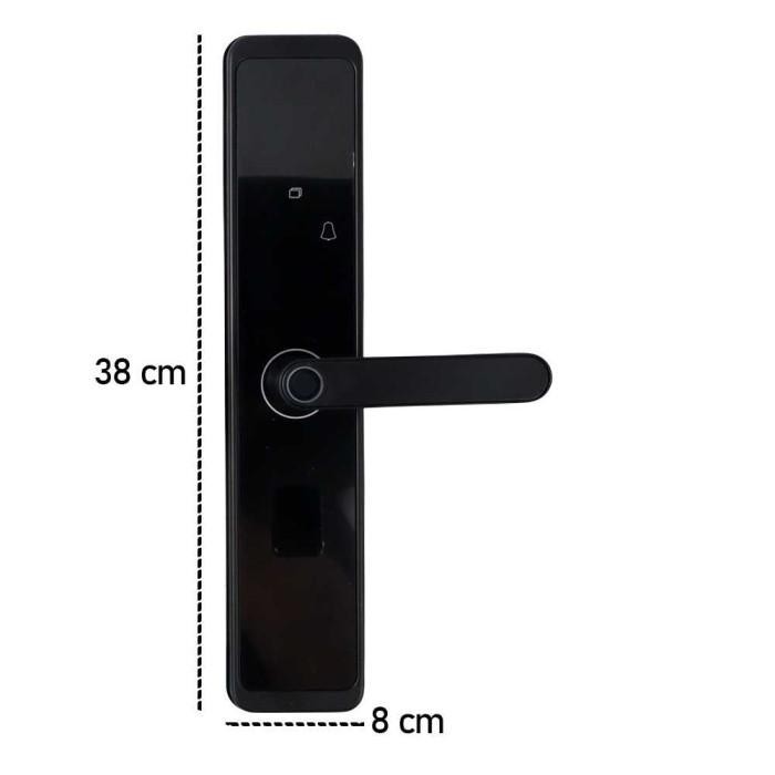 Jual GAGANG PINTU RUMAH MODERN SMART DOOR LOCK PASSWORD FINGERPRINT ...