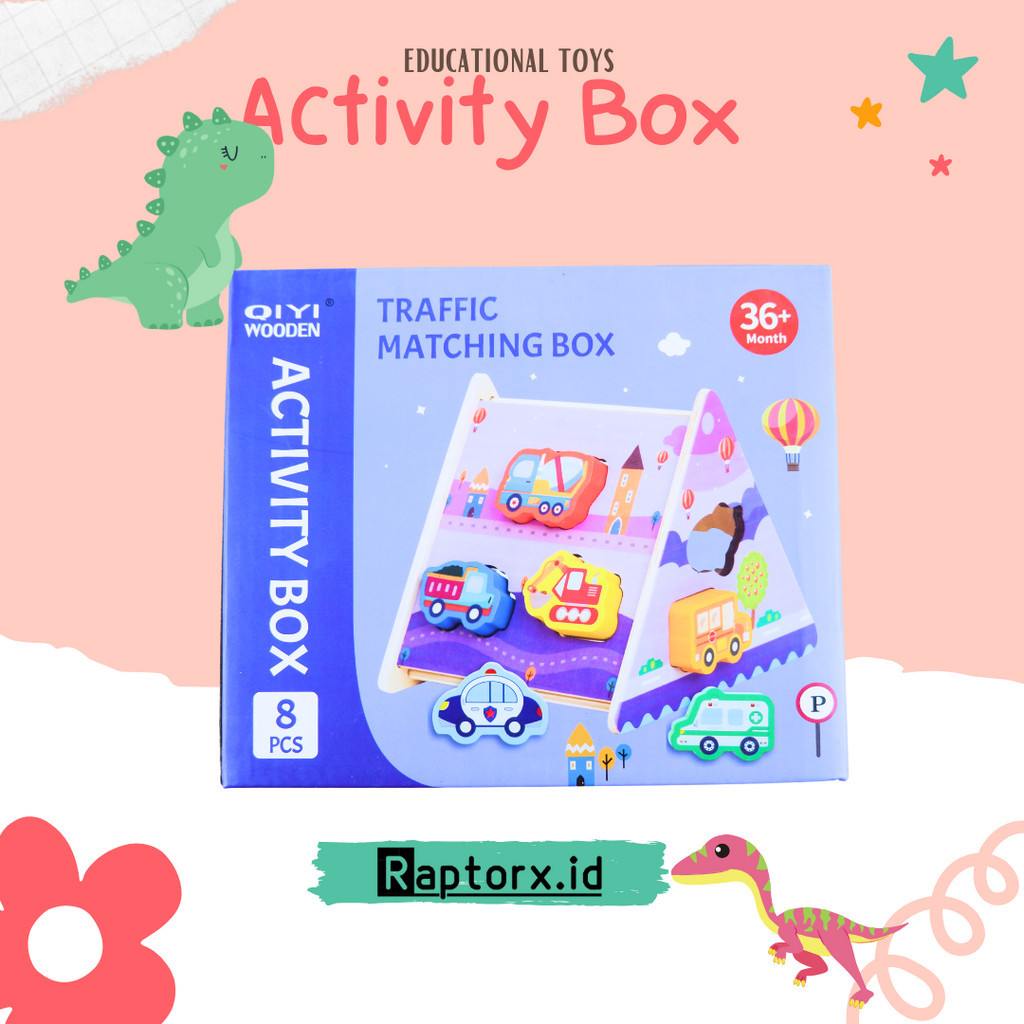 Jual Wooden Block Activity Mathing Box Kotak Aktivitas Bentuk ...