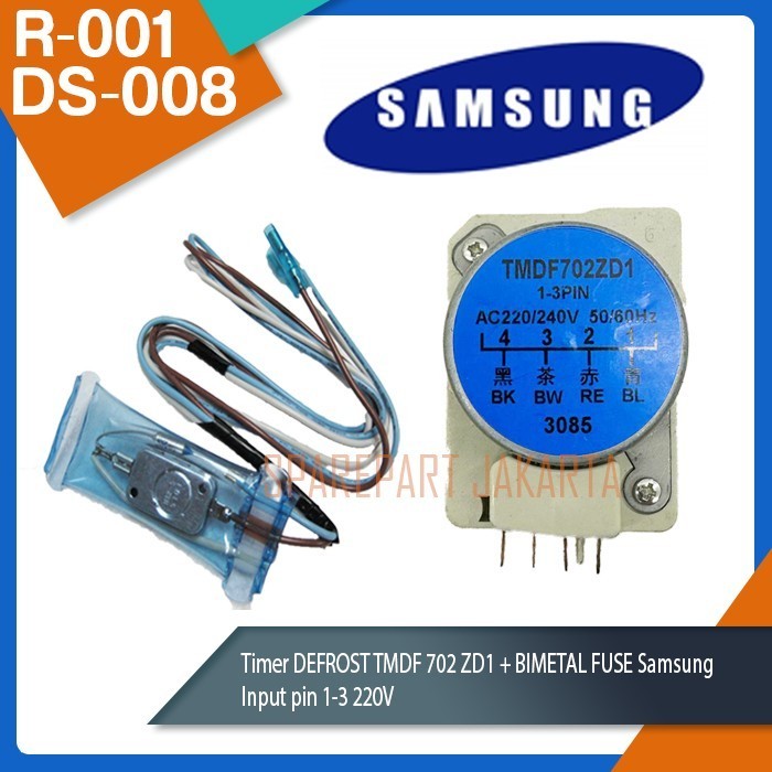 Jual TIMER DEFROST DAN BIMETAL FUSE DEFROST KULKAS SAMSUNG 2 PINTU ...