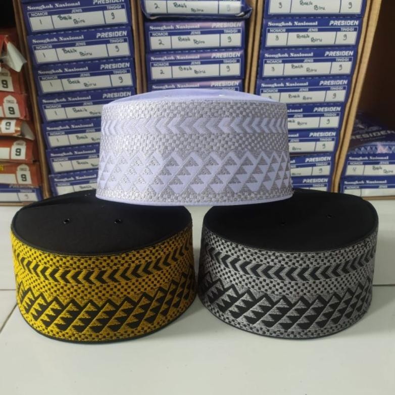 Jual Original Songkok Recca Peci Reca Bugis Hitam Bone Peci Anak Peci ...