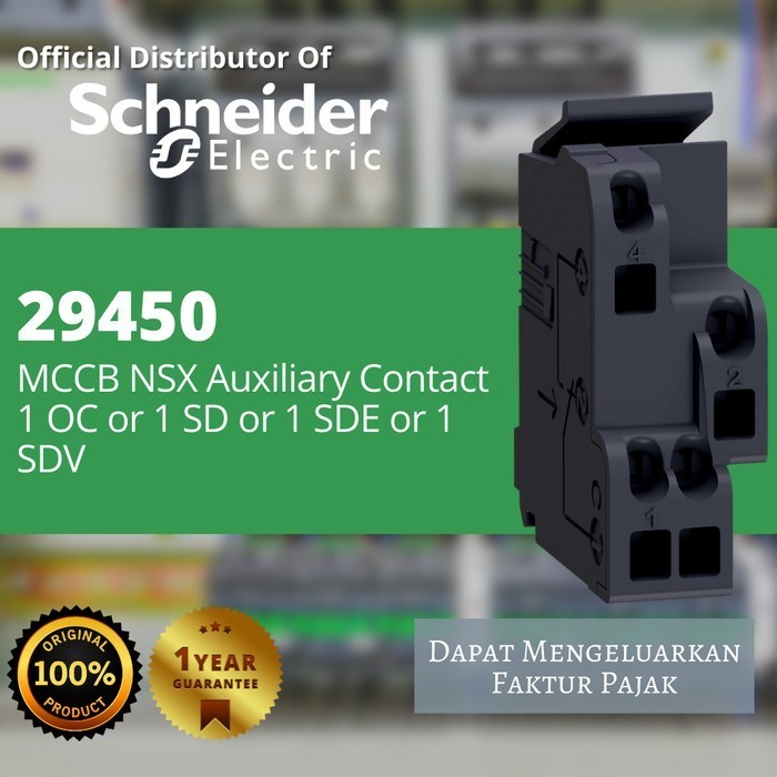 Jual Mccb Schneider Auxiliary Contact Untuk Mccb Cvs/Nsx - 29450 ...