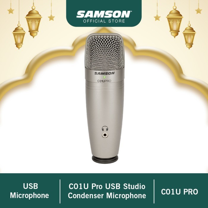 Jual Samson C01U Pro Usb Studio Condenser Microphone | Shopee Indonesia
