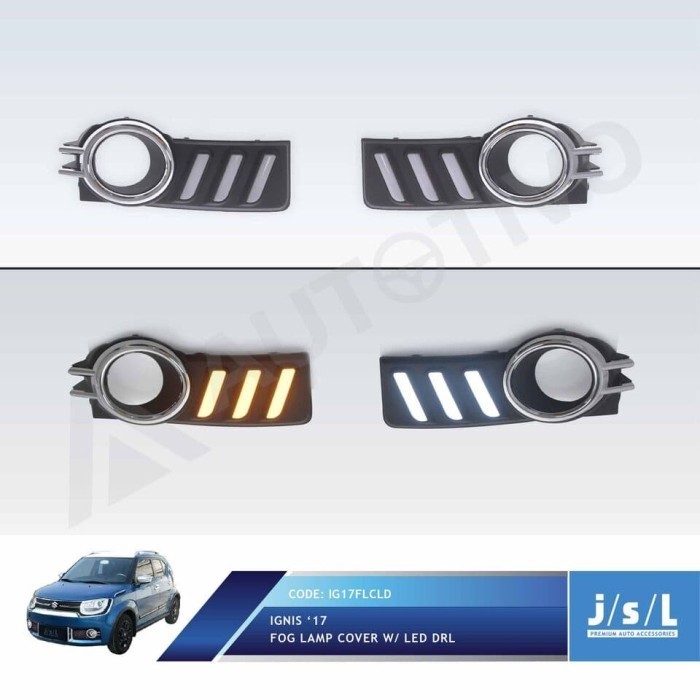 Jual Suzuki Ignis Fog Lamp Cover With Led Drl Jsl (Day Time Running ...