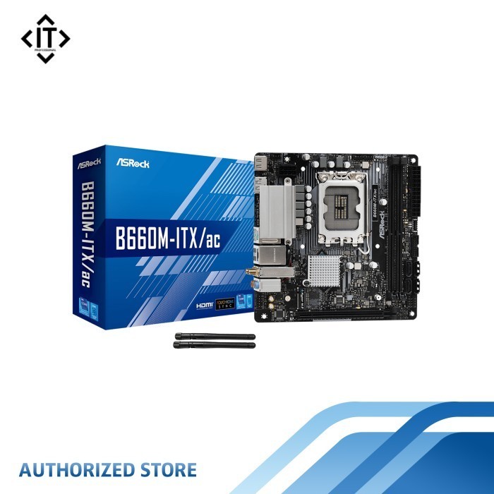 Jual Asrock Motherboard B660M Itx Ac - Lga 1700 Mini Itx | Shopee Indonesia