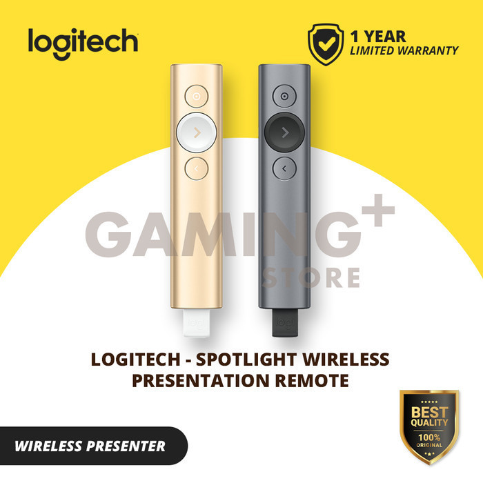 Jual Logitech Spotlight Wireless Presenter / Laser Pointer | Shopee Indonesia